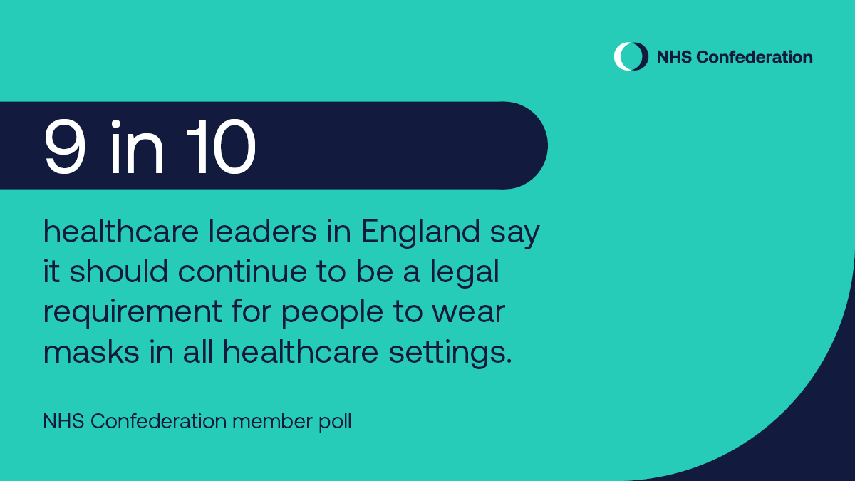 NHS leaders urge mask wearing to continue to be legal requirement in ...