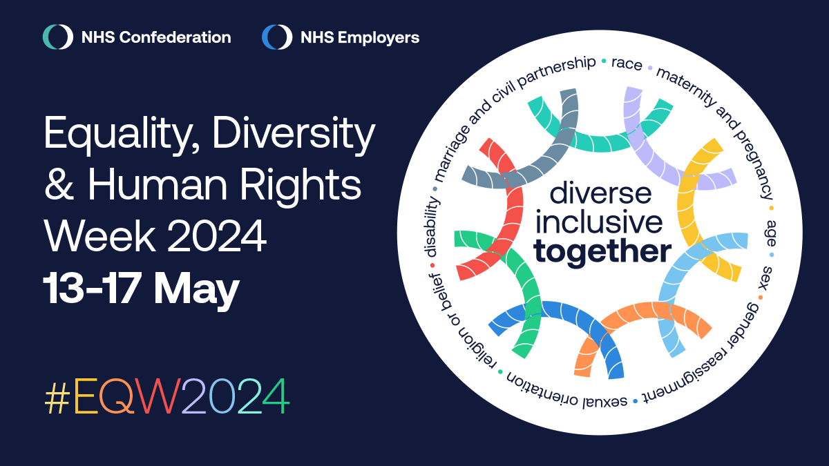 Support Equality, Diversity and Human Rights Week 2024 | NHS Confederation